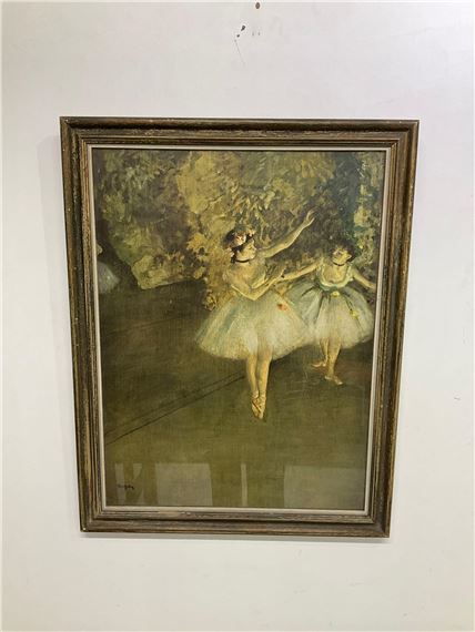 Edgar Degas | Two Dancers Entering the Stage | MutualArt