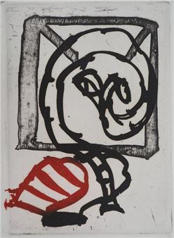 Pierre Alechinsky | Arbre Allumé (1975) | MutualArt