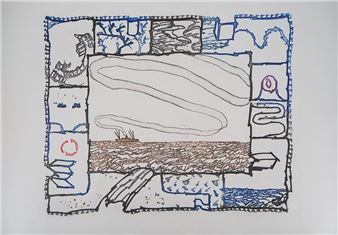 Pierre Alechinsky | Arbre Allumé (1975) | MutualArt