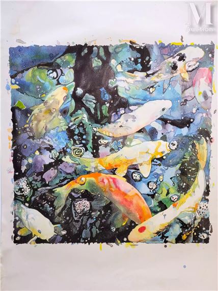 Joseph Raffael | Haiku Fish II; III; and IV | MutualArt