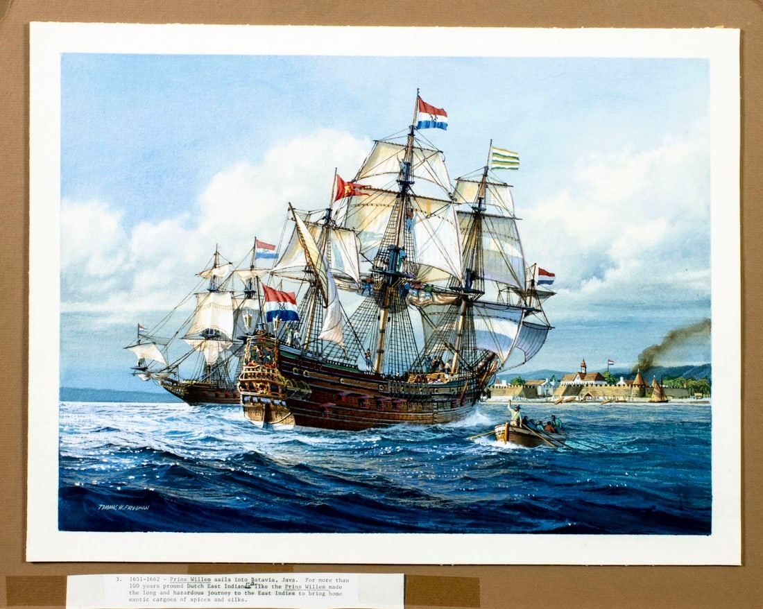 Tom Freeman | Sail Ship Prins Willem | MutualArt