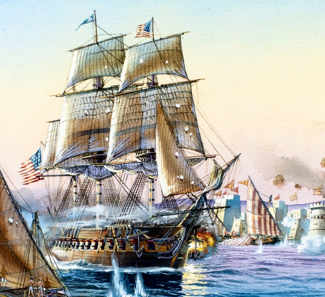 Tom Freeman | The American Frigate Constitution | MutualArt