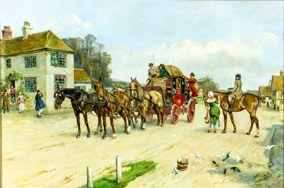 Gilbert S. Wright | Old Swan Inn | Artwork performance at auction ...