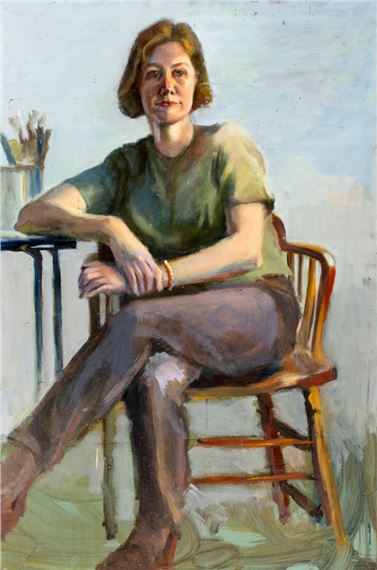John Reilly | Portrait of Seated Woman | MutualArt