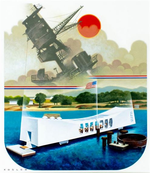 Howard Koslow | USS Arizona Memorial (1986) | MutualArt