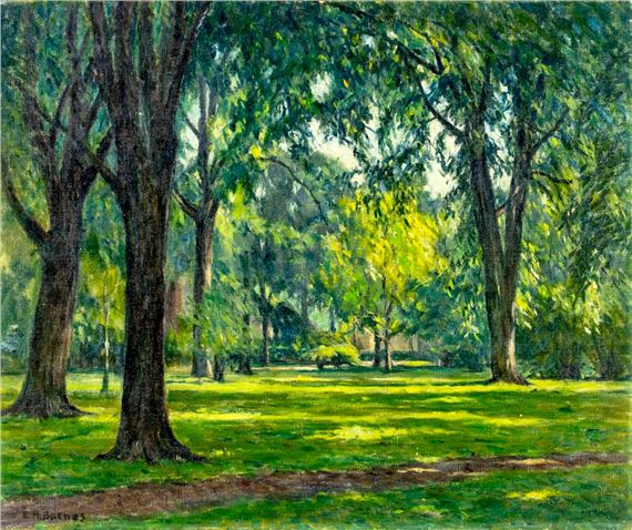 Ernest H. Barnes | Park Landscape | MutualArt