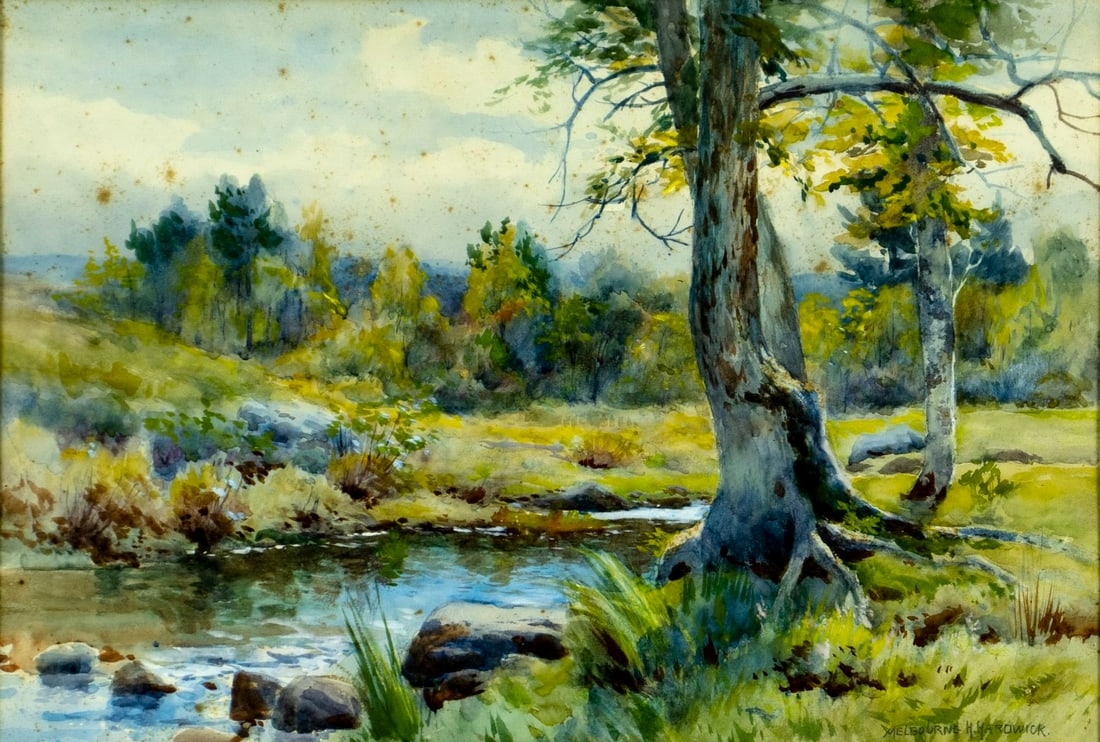 Melbourne Havelock Hardwick | Autumn River Landscape | MutualArt