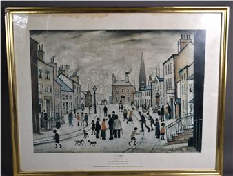 Laurence Stephen Lowry | Church Street, Clitheroe (1966) | MutualArt