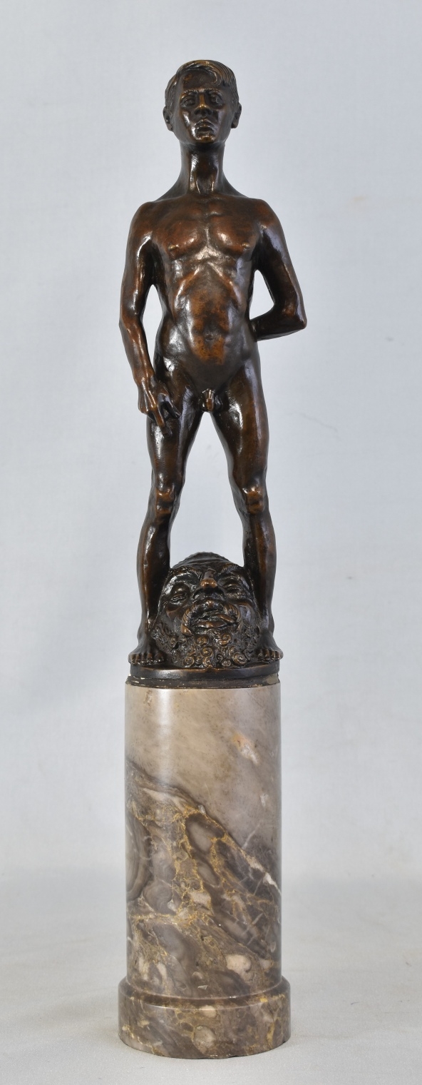 M. Lewy | DAVID CON LA CABEZA DE GOLIAT | MutualArt