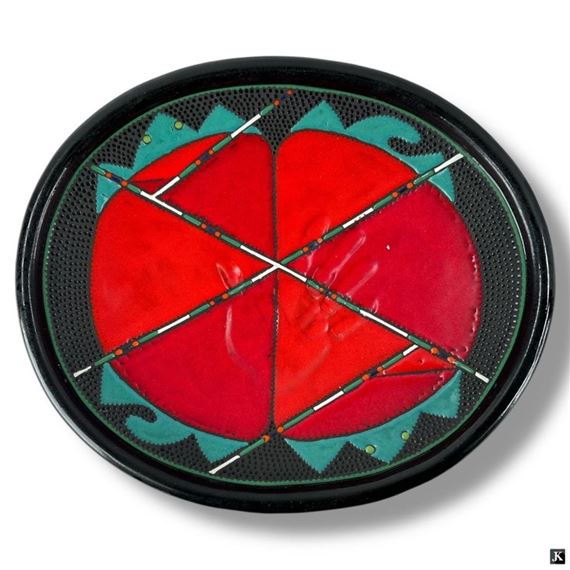 Richard St. John | Clay Mesa Native American Plate | MutualArt
