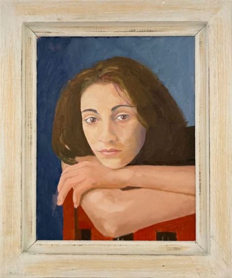 Keith Fox | GIRL ON RED CHAIR | MutualArt