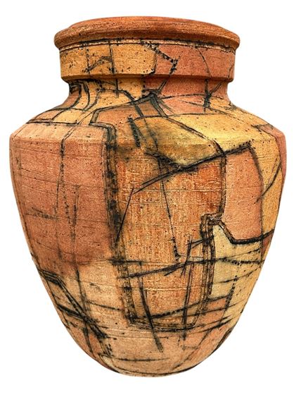 Michael Gubkin | Michael Gubkin Oversize Art Pottery Vessel | MutualArt