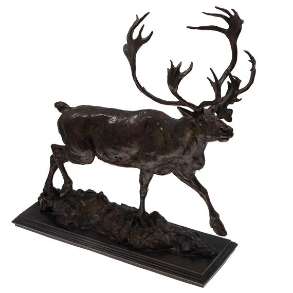 Tim Shinabarger | Bronze figure of a Moose | MutualArt