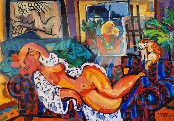 Isabel le Roux | The Artist and her Muse (97) | MutualArt