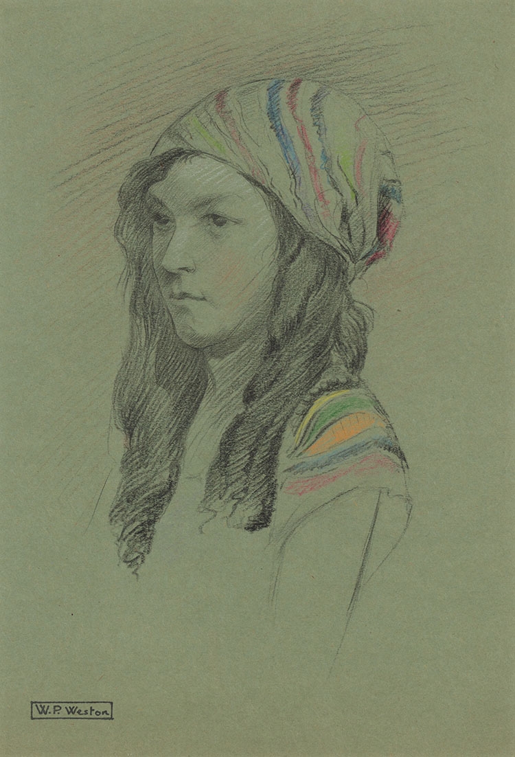 William Percival Weston | Portrait of a Girl | MutualArt