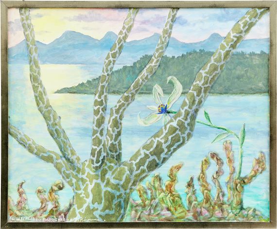 Karl Axel Pehrson | Giraffträd och guldstenar | MutualArt