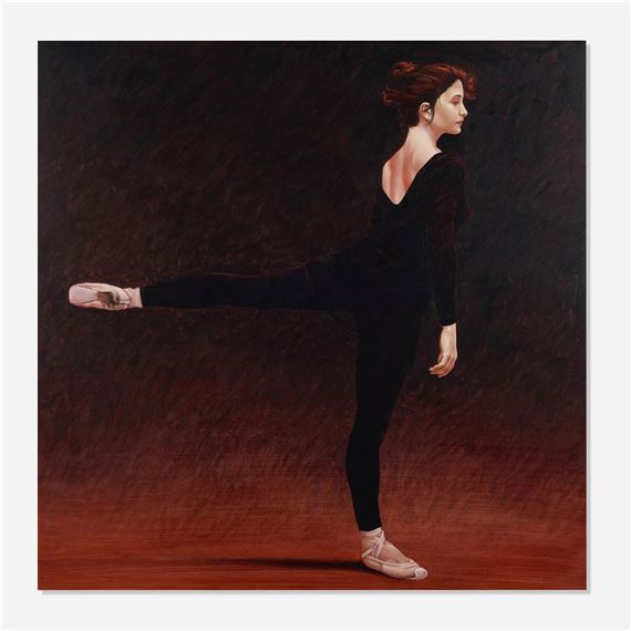 John Nava | Dancer Stretching (1992) | MutualArt