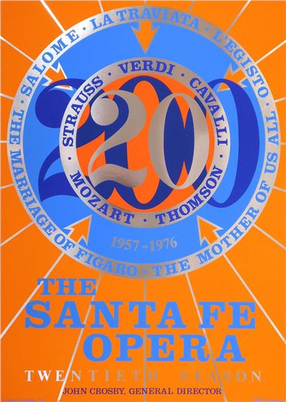 Robert E. Indiana | Santa Fe Opera (1976) | MutualArt