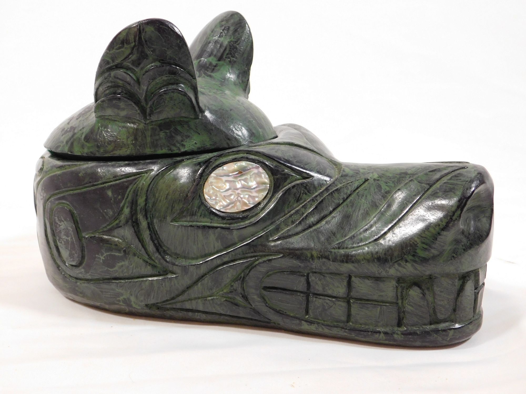 Wolf Greg | Wolf's Head Jar (Circa 1970s) | Compare similar artworks ...