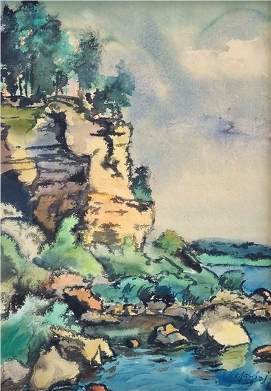 Karlis Sūnins | Oliņkalns 1961 (1961) | MutualArt