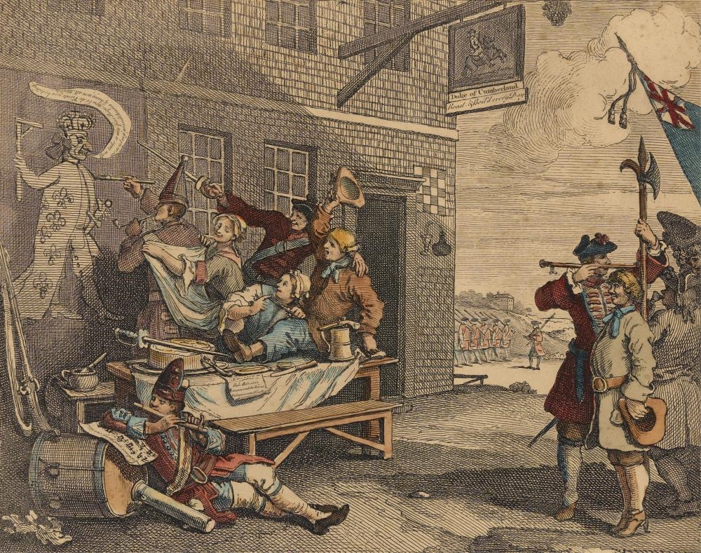 William Hogarth | The Invasion: England (1750) | MutualArt
