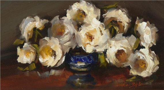 Loretta Blake | Cream Roses | MutualArt