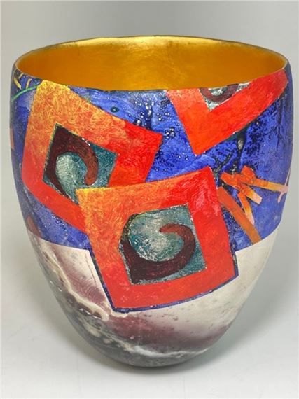 Bennett Bean | Bennett Bean Art Pottery Vase | MutualArt