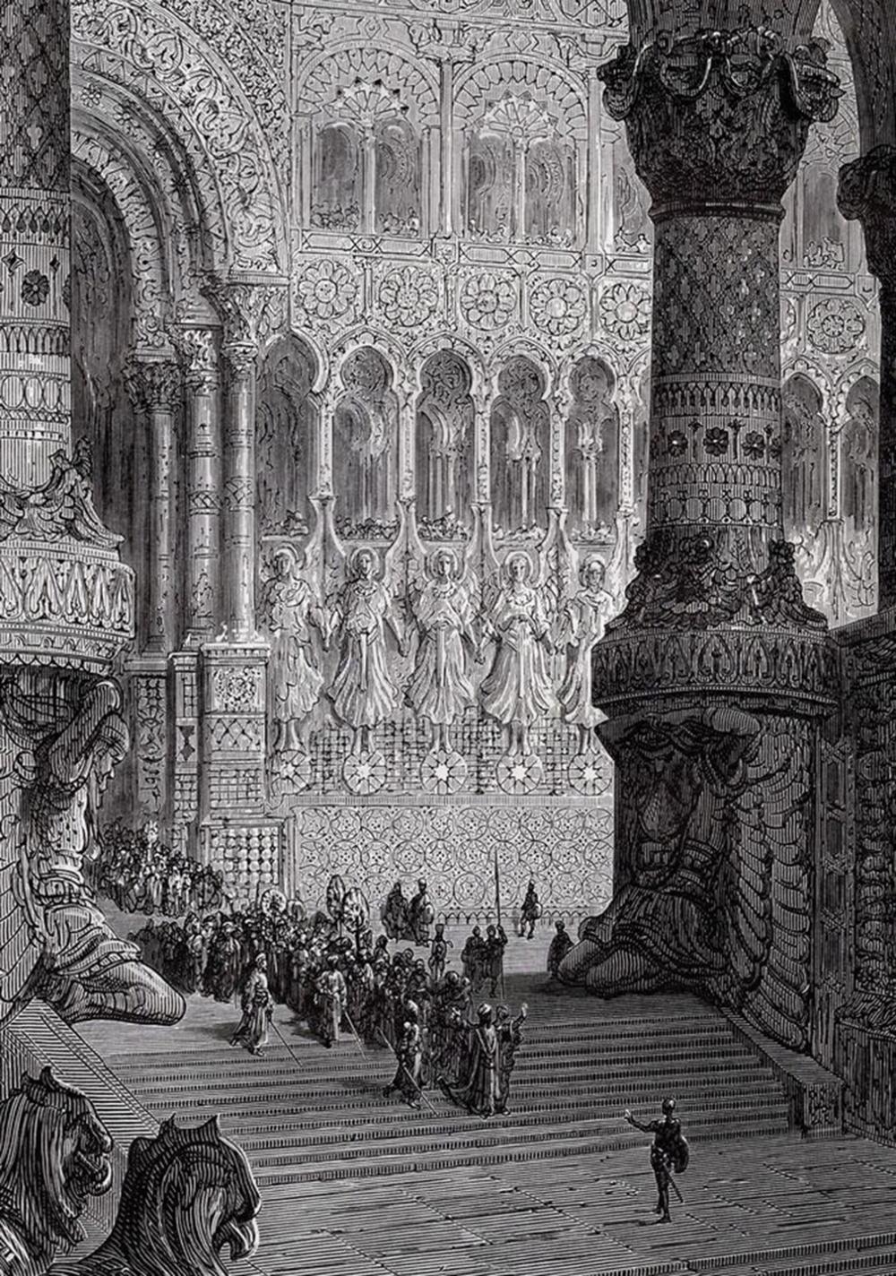 Gustave Doré | Astolfo returns to Ethiopia (1880) | MutualArt