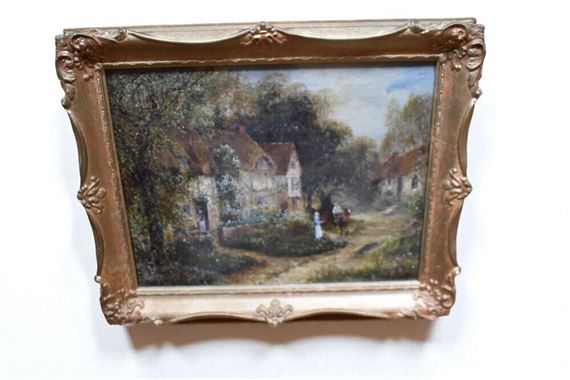 Theodore Hines | A pair of Theo Hines oil on canvas paintings of ...