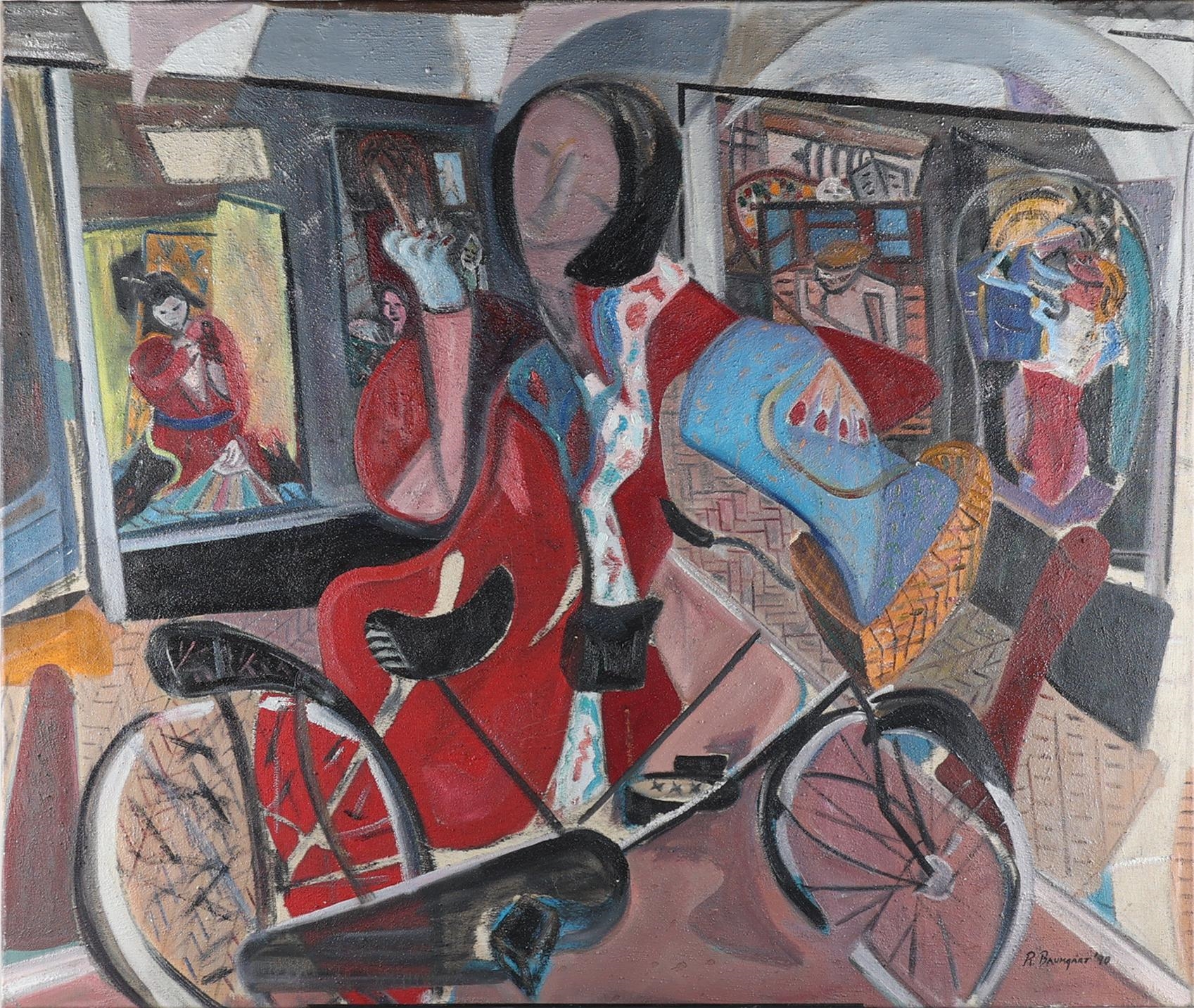Richard Baumgart | Gezicht op de Wallen te Amsterdam | MutualArt
