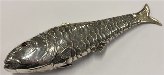 German School | A rare and fine articulated figure of a fish | MutualArt