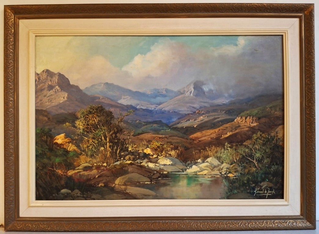Gabriel Cornelis de Jongh | Boland Mountain Pool | MutualArt