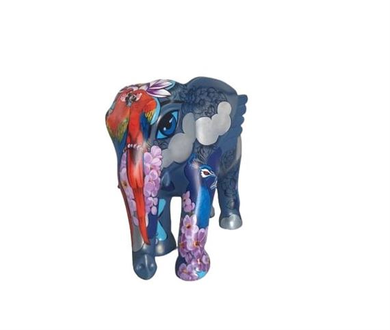 Sachindra Nath Jha | Maharaja Blue-Hathi | MutualArt