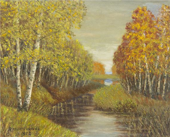 Roberts Vanags | Landscape (1972) | MutualArt
