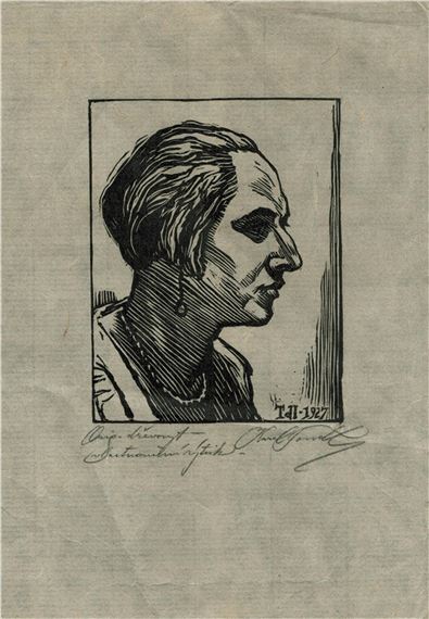 Karel Tondl | Portrét (1927) | MutualArt