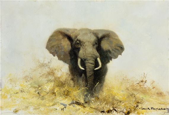 David Shepherd | Elephant (1973) | MutualArt