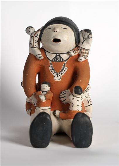 Helen Cordero | Pueblo Storyteller Ceramic Doll | MutualArt