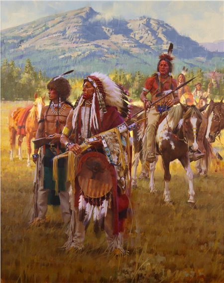 Stan Davis | Ever the Wagons Come (1994) | MutualArt