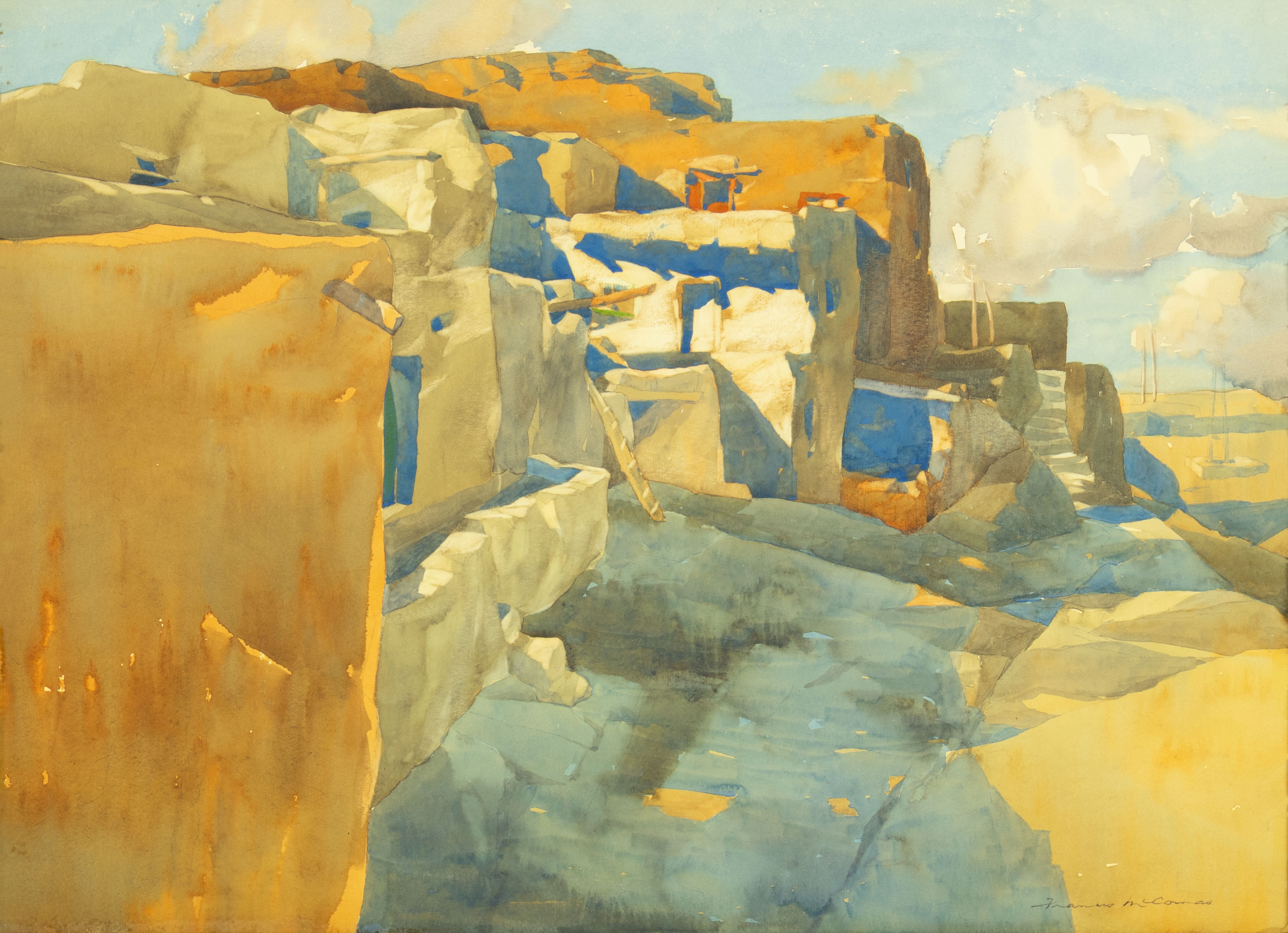 Francis McComas | Cliff Dwellings | MutualArt