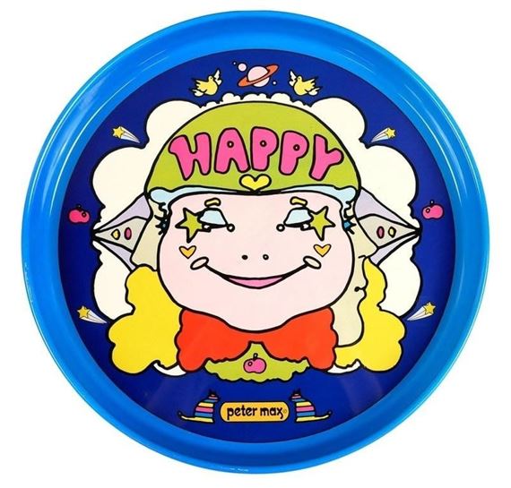 Peter Max | Happy Metal Serving Tray | MutualArt