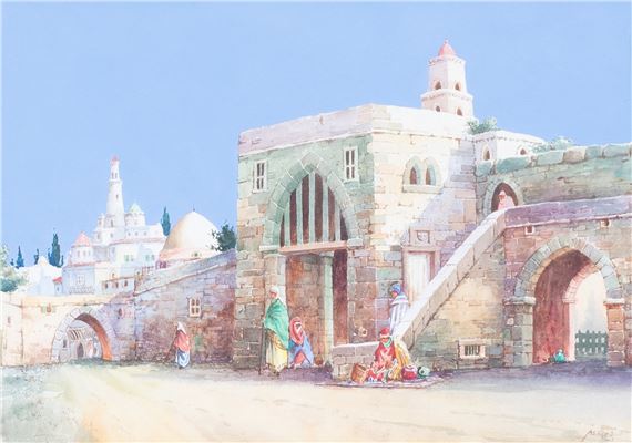 James Greig | An Eastern Gateway; An Arab Mosque | MutualArt