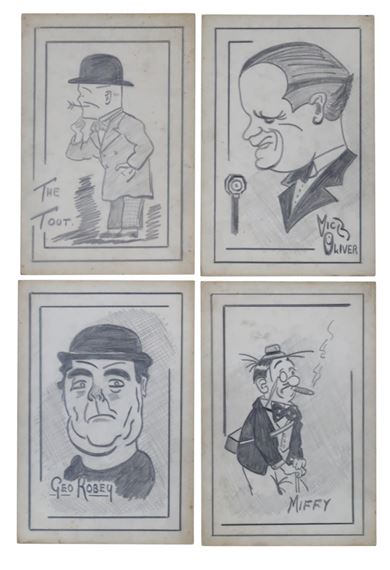 Stewart B. Johnson | A COLLECTION OF CARICATURE DRAWINGS | MutualArt