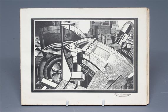 Edward Carter Preston | Industrial Harbour View | MutualArt