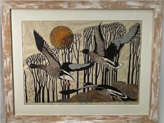 Lisa Hooper | Pinkfeet Rising | MutualArt