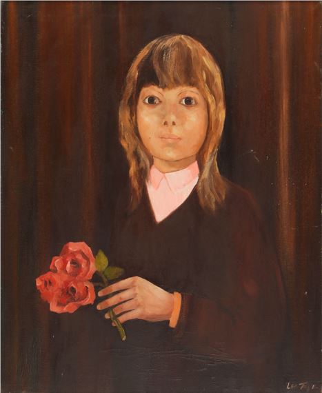 Leo Toye | PORTRAIT OF A YOUNG GIRL | MutualArt