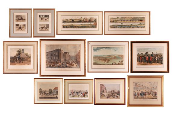 James Pollard | Epsom Races and The General Post Office, London | MutualArt