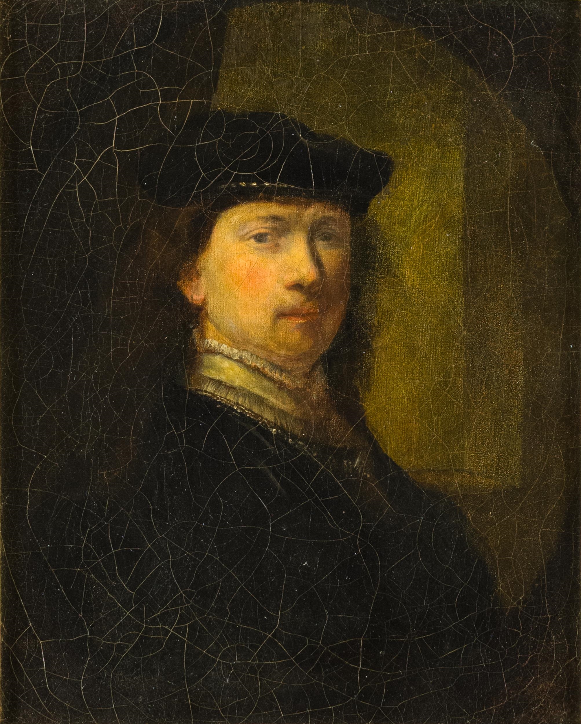 Alfred Jones | ALFRED JONES OIL, PORTRAIT OF REMBRANDT (1847) | MutualArt
