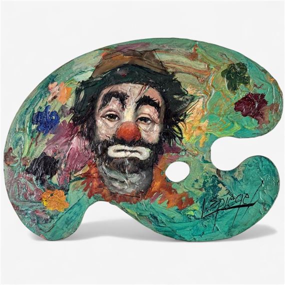 Louis Spiegel | Pair of Louis Spiegel Painted Palettes | MutualArt