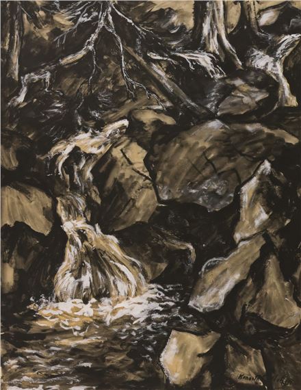 Kenneth Callahan | Mountain Stream | MutualArt