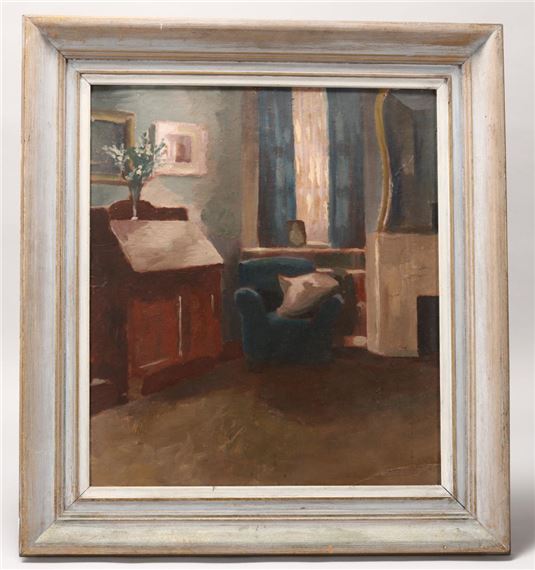 Roland Wakelin | Lloyd Rees' Lounge Room (1941) | MutualArt